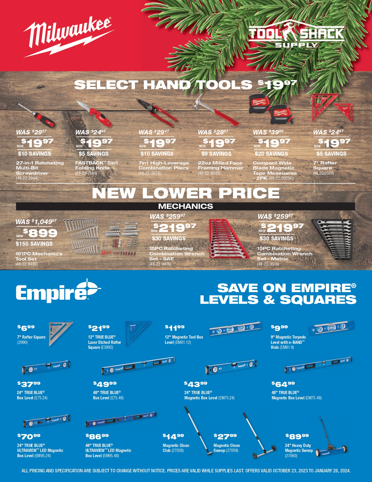 Tool Shack - Jacksonville, FL - Specials
