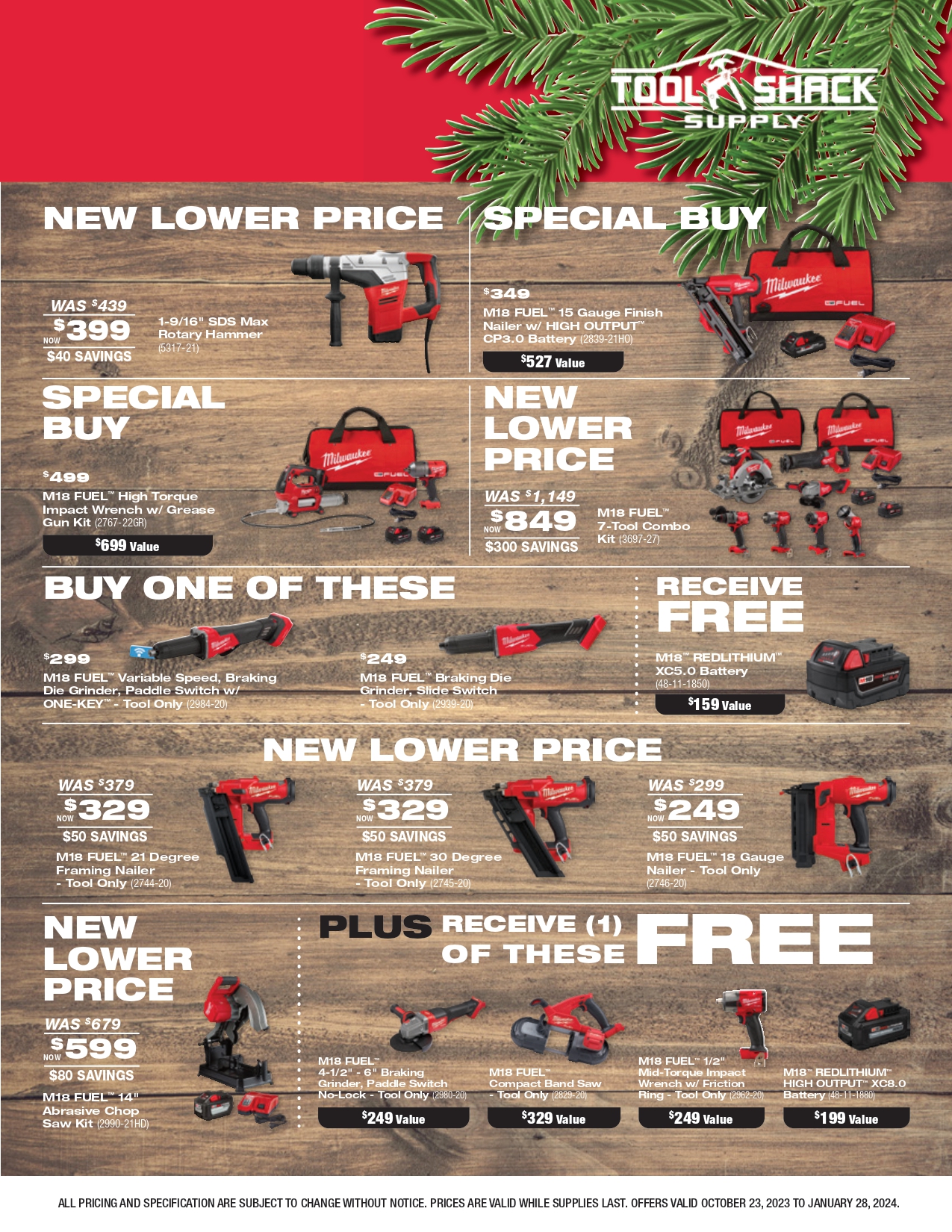 Tool Shack - Jacksonville, FL - Specials