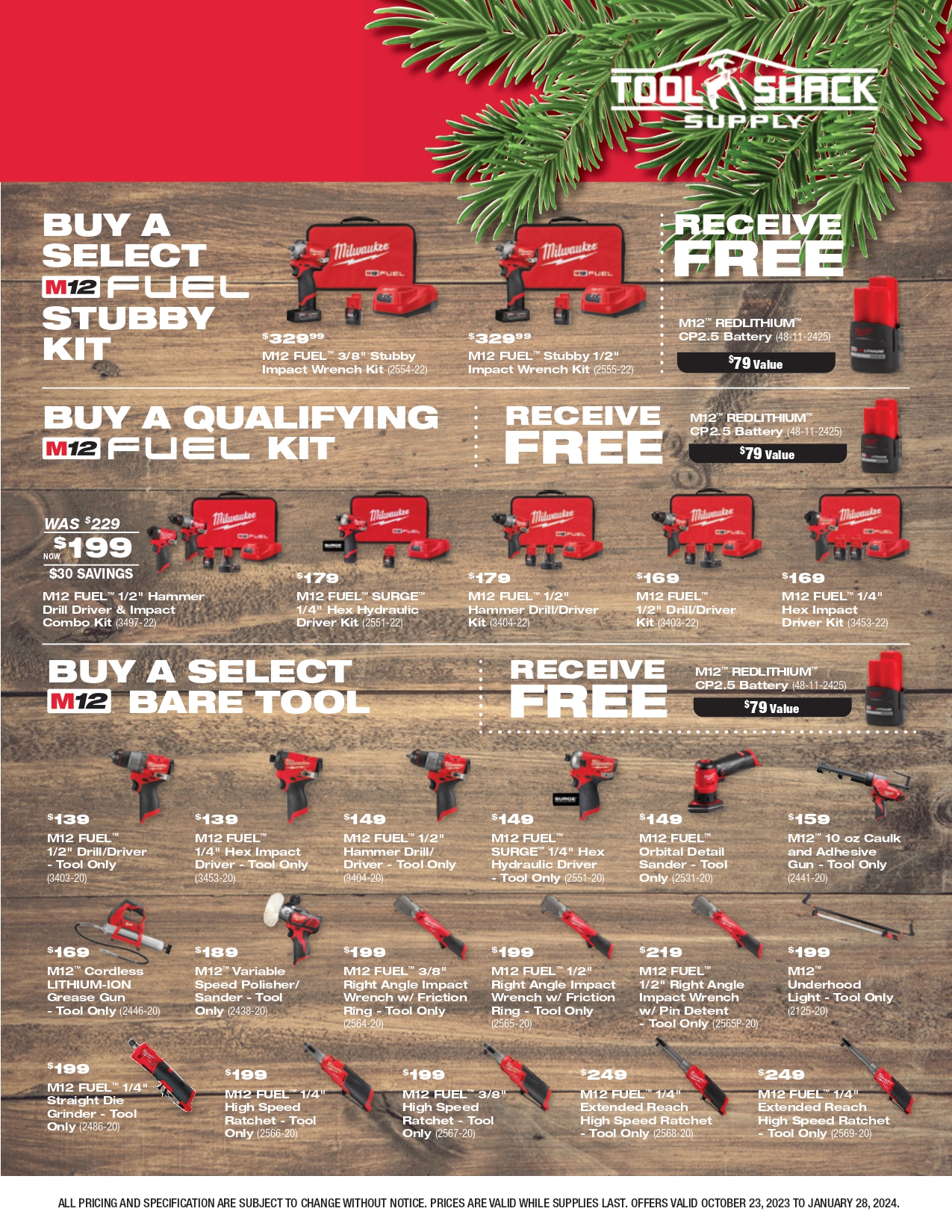 Tool Shack - Jacksonville, FL - Specials